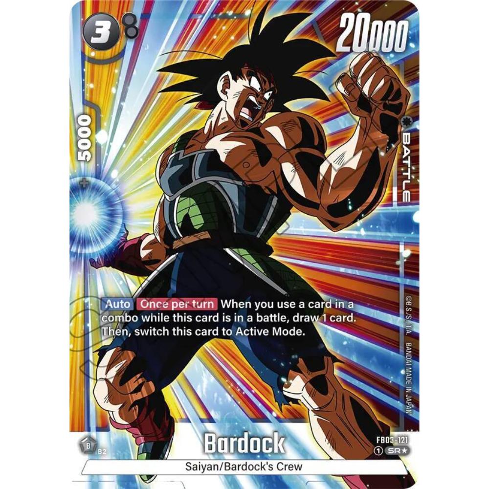 Dragon Ball Fusion World: Bardock FB03-121 SR Parallel