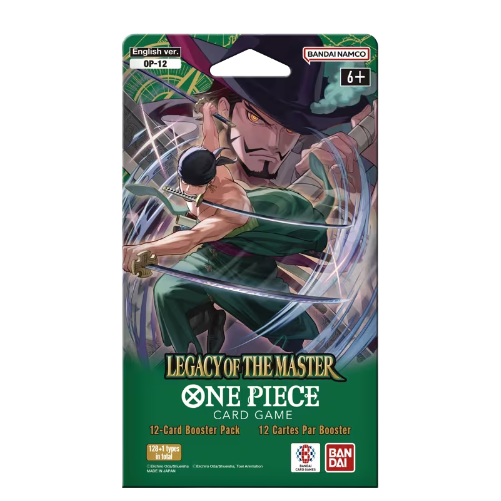 One Piece (OP12) The Master’s Legacy Sleeved Booster Pack (12 Kort) (E