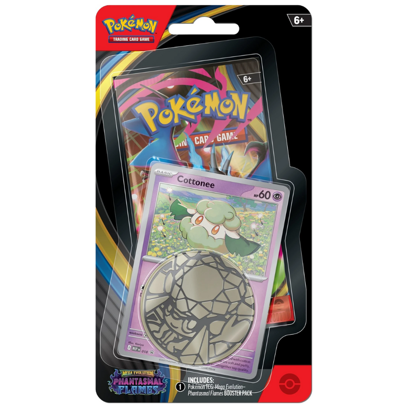 Pokemon Mega Evolution: Phantasmal Flames 1-Pack Blister (Cottonne) (E