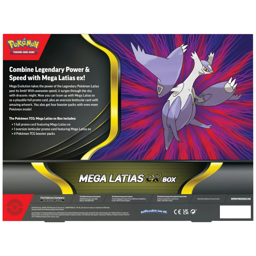 Pokémon Mega Evolution: Mega Latias ex Collection Box (4 Pack) (ENG)