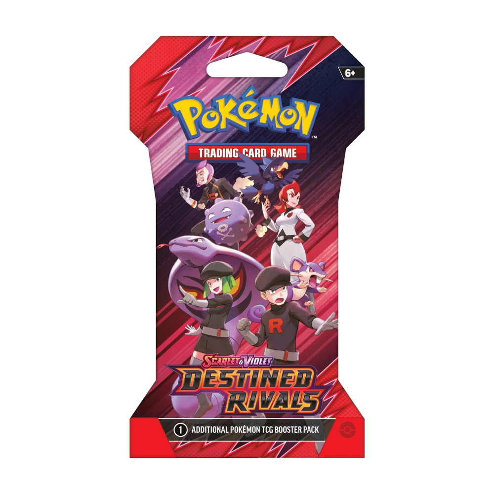 Pokémon Scarlet & Violet: Destined Rivals Sleeve Booster Pack (10 kort