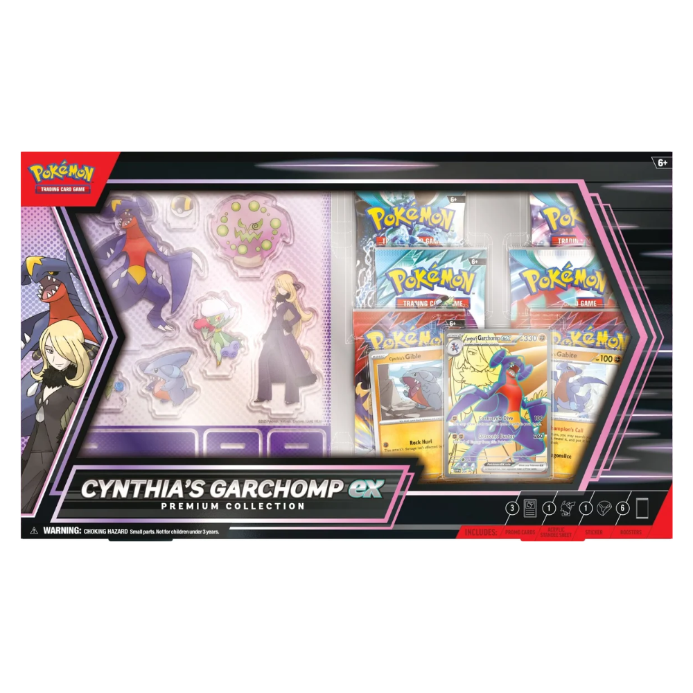 Pokémon Scarlet & Violet: Cynthia's Garchomp ex Premium Collection Box
