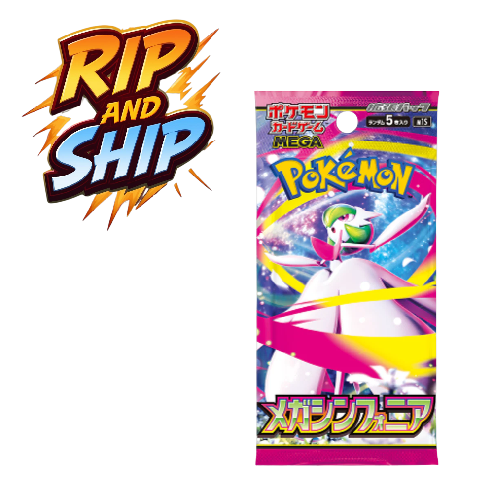 Pokémon Mega Symphonia (Gardevoir ex) Booster Pack (JP)– RIP & SHIP (O