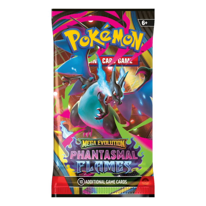 Pokémon Mega Evolution: Phantasmal Flames Booster Pack (10 cards) (ENG